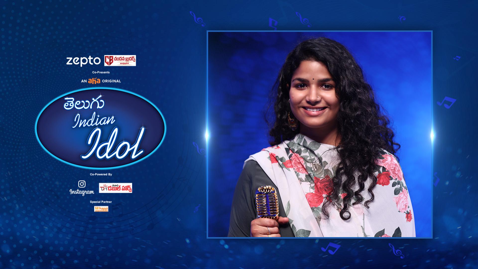 Watch Aditi Bhavaraju Telugu Indian Idol Singer only on Aha!