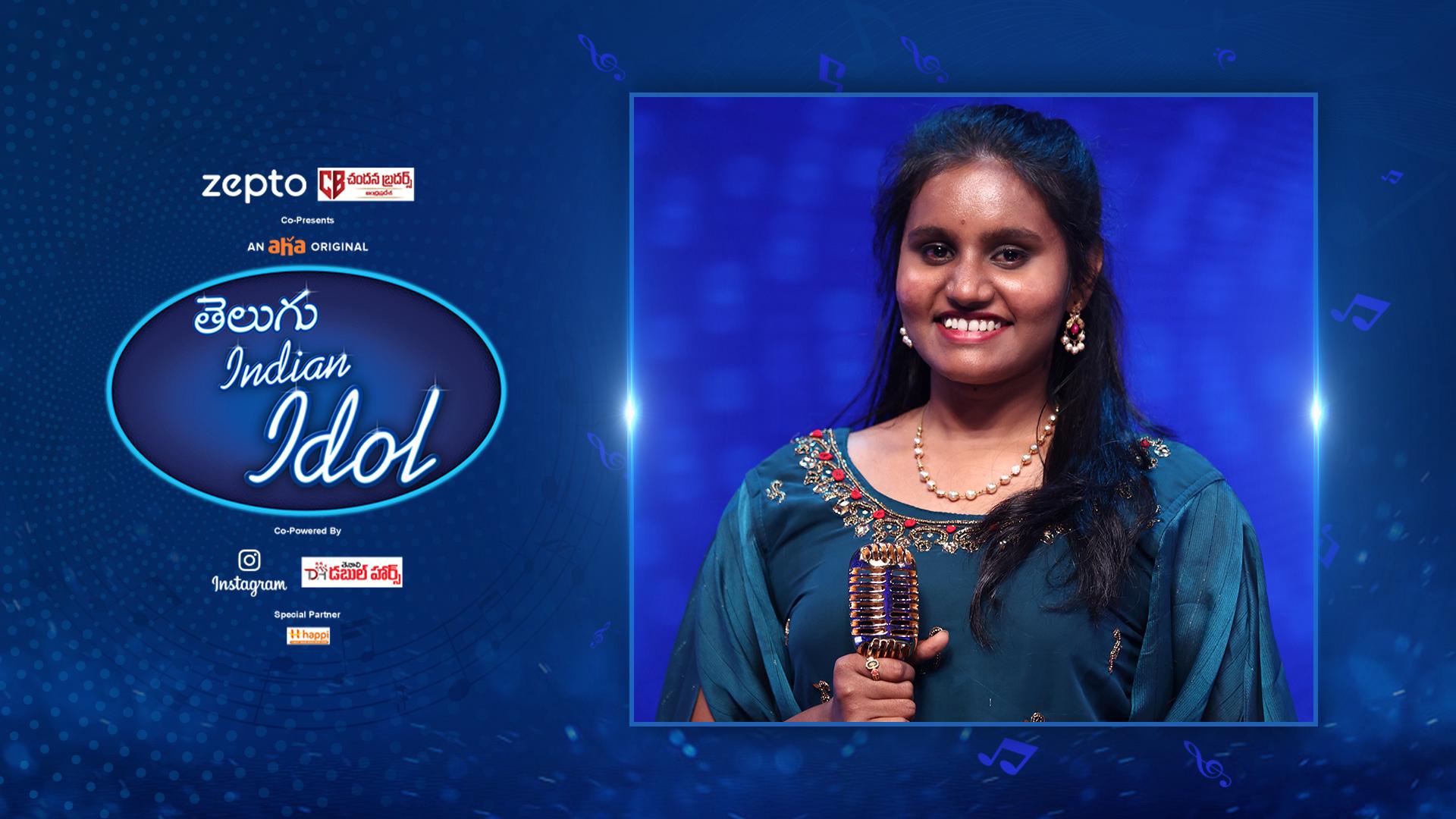 Watch Laxmi ravani Telugu Indian Idol singer only on Aha!